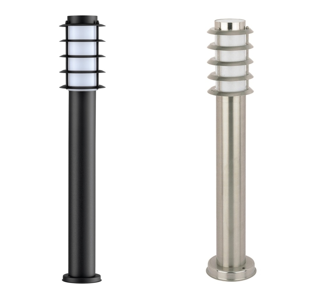 Bollard Light Long Stainless Steel 304 ES (Max 18W) Louvered IP44 | OZ ...